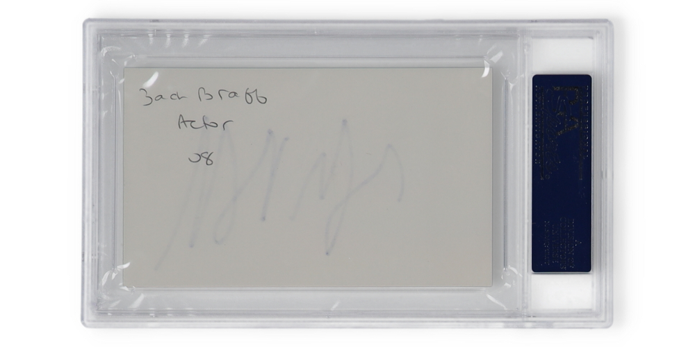 Zach Braff Signed Index Card (PSA) | Pristine Auction