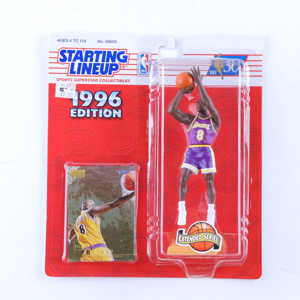 Kobe Bryant 1996 Lakers Starting Lineup Extended Series Figure With ...