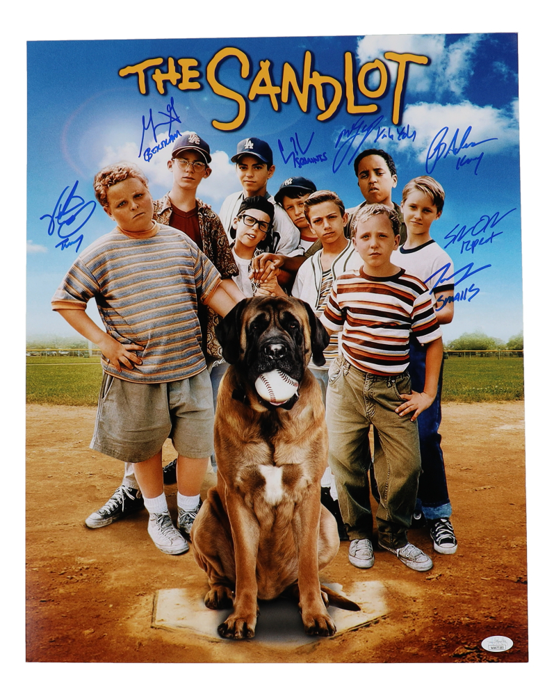 "The Sandlot" 16x20 Photo Cast-Signed by (7) with Tom Guiry, Grant Gelt ...