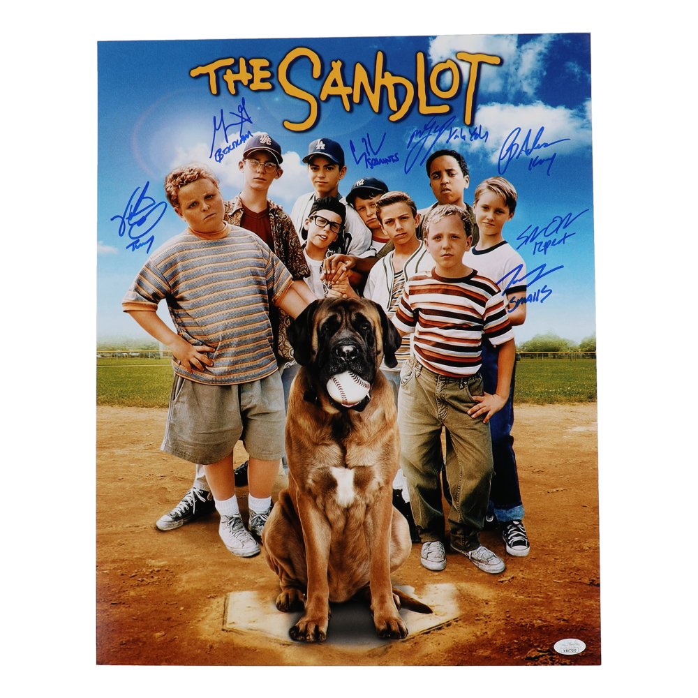 "The Sandlot" 16x20 Photo Cast-Signed by (7) with Tom Guiry, Grant Gelt ...