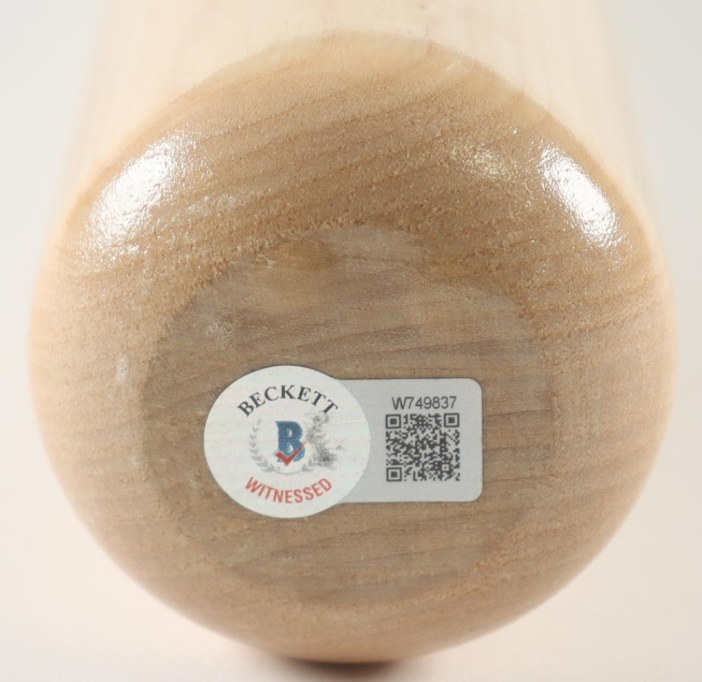 Salvador Perez Signed Rawlings Pro Baseball Bat Inscribed "2015 WS MVP ...