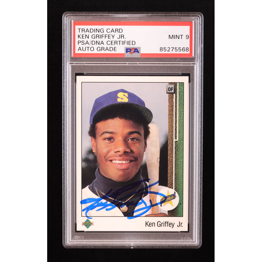 Ken Griffey Jr. Signed 1989 Upper Deck #1 RC (PSA | Autograph Graded ...