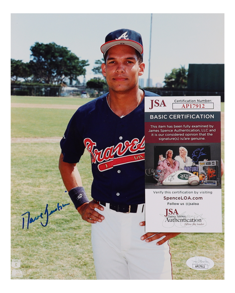 David Justice Signed Braves 8x10 Photo (JSA) | Pristine Auction