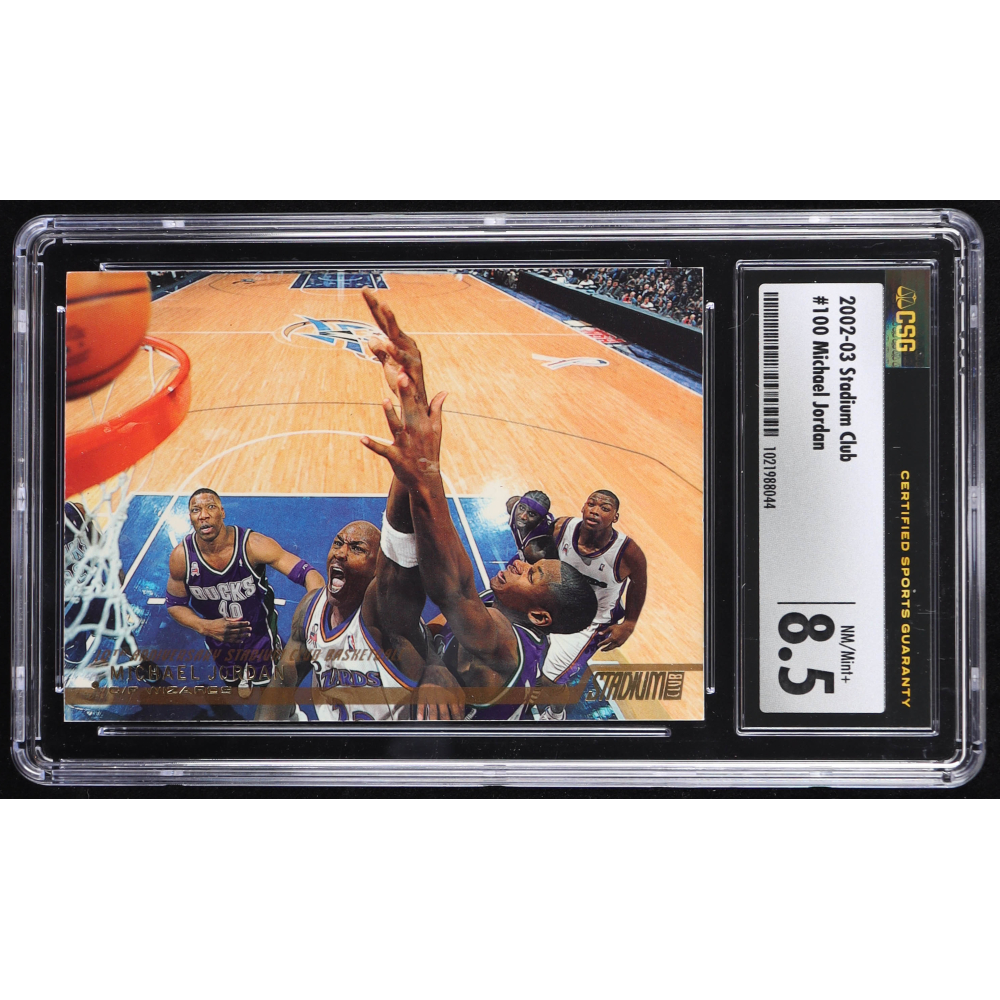 Michael Jordan 2002-03 Stadium Club #100 (CSG 8.5) | Pristine Auction