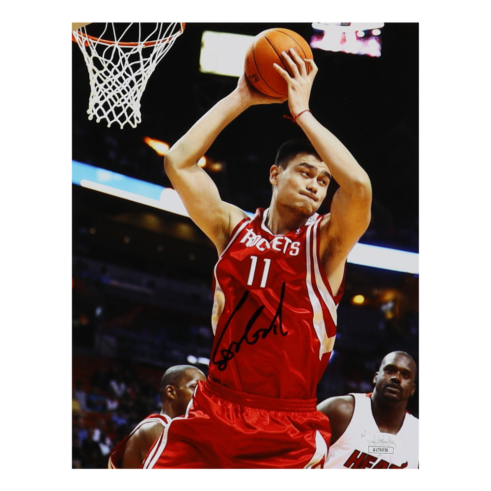 Yao Ming Signed Rockets 8x10 Photo (JSA) | Pristine Auction