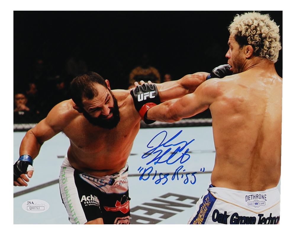 Johny Hendricks Signed UFC 8x10 Photo Inscribed "Bigg Rigg" (JSA ...