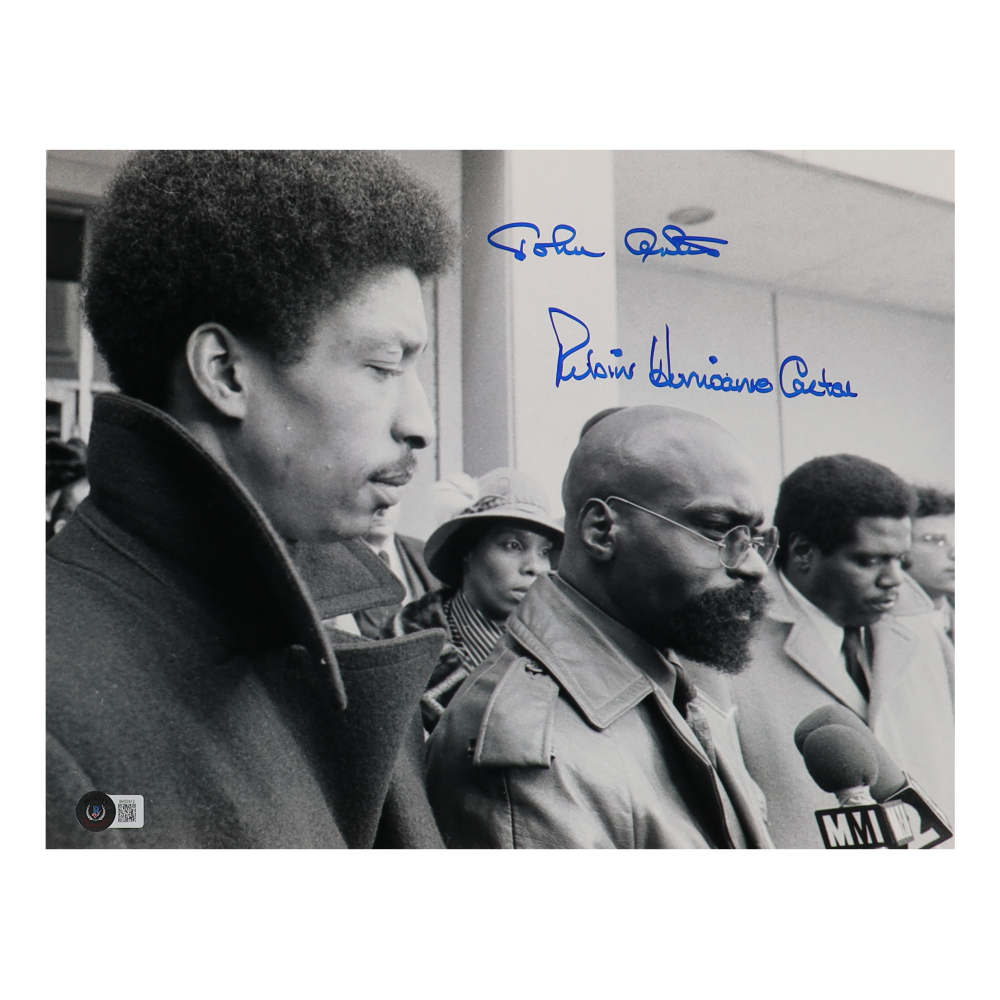 Rubin "Hurricane" Carter & John Artis Signed 11x14 Photo (Beckett ...