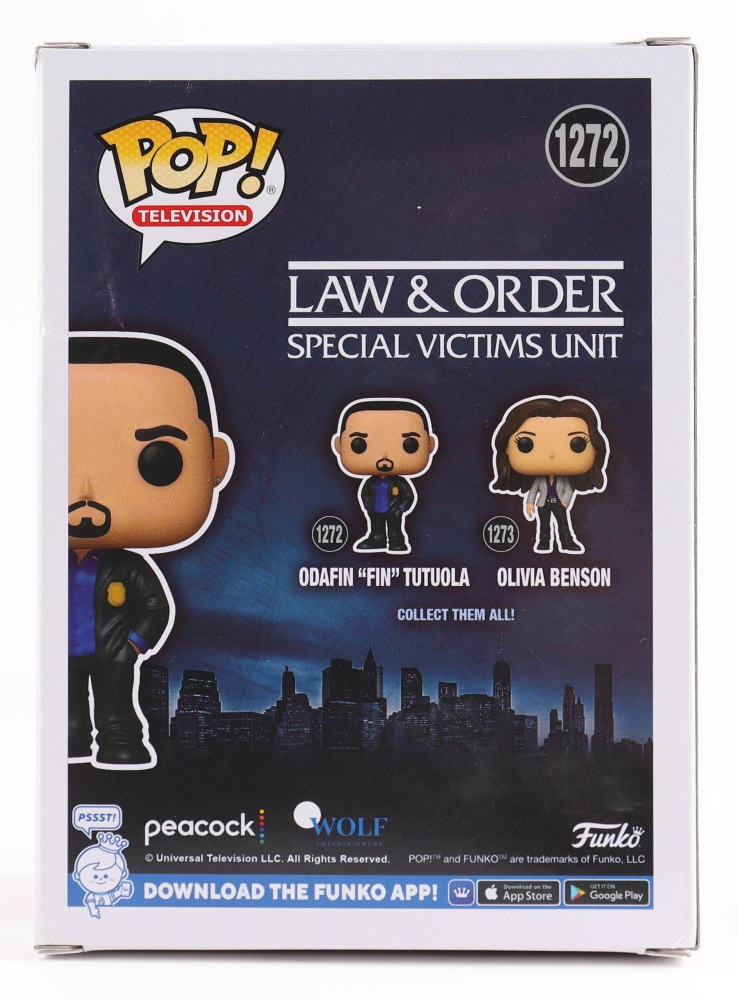 Ice T Signed "Law & Order: Special Victims Unit" #1272 Odafin "Fin ...