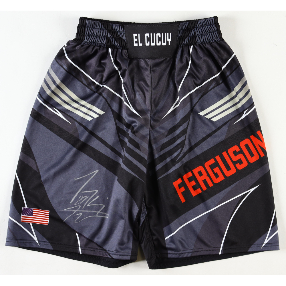 Tony Ferguson Signed UFC Fight Shorts Inscribed "El Cucuy" (Beckett ...