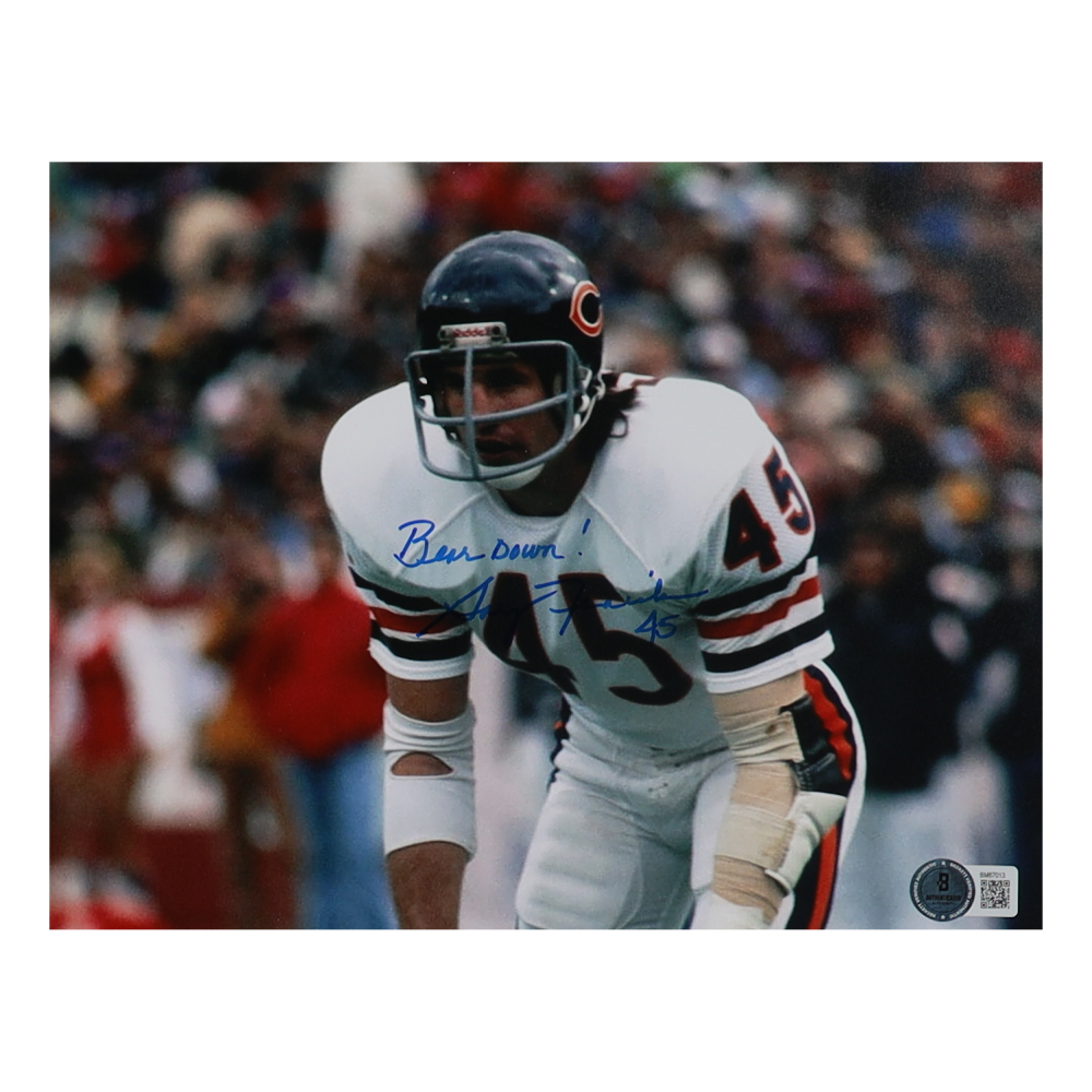 Gary Fencik Signed Bears 8x10 Photo Inscribed "Bear Down!" (Beckett ...