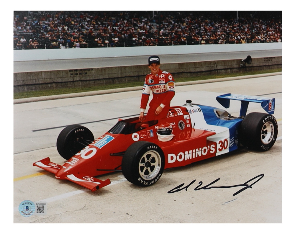 Al Unser Jr. Signed Indy 500 8x10 Photo (Beckett) | Pristine Auction
