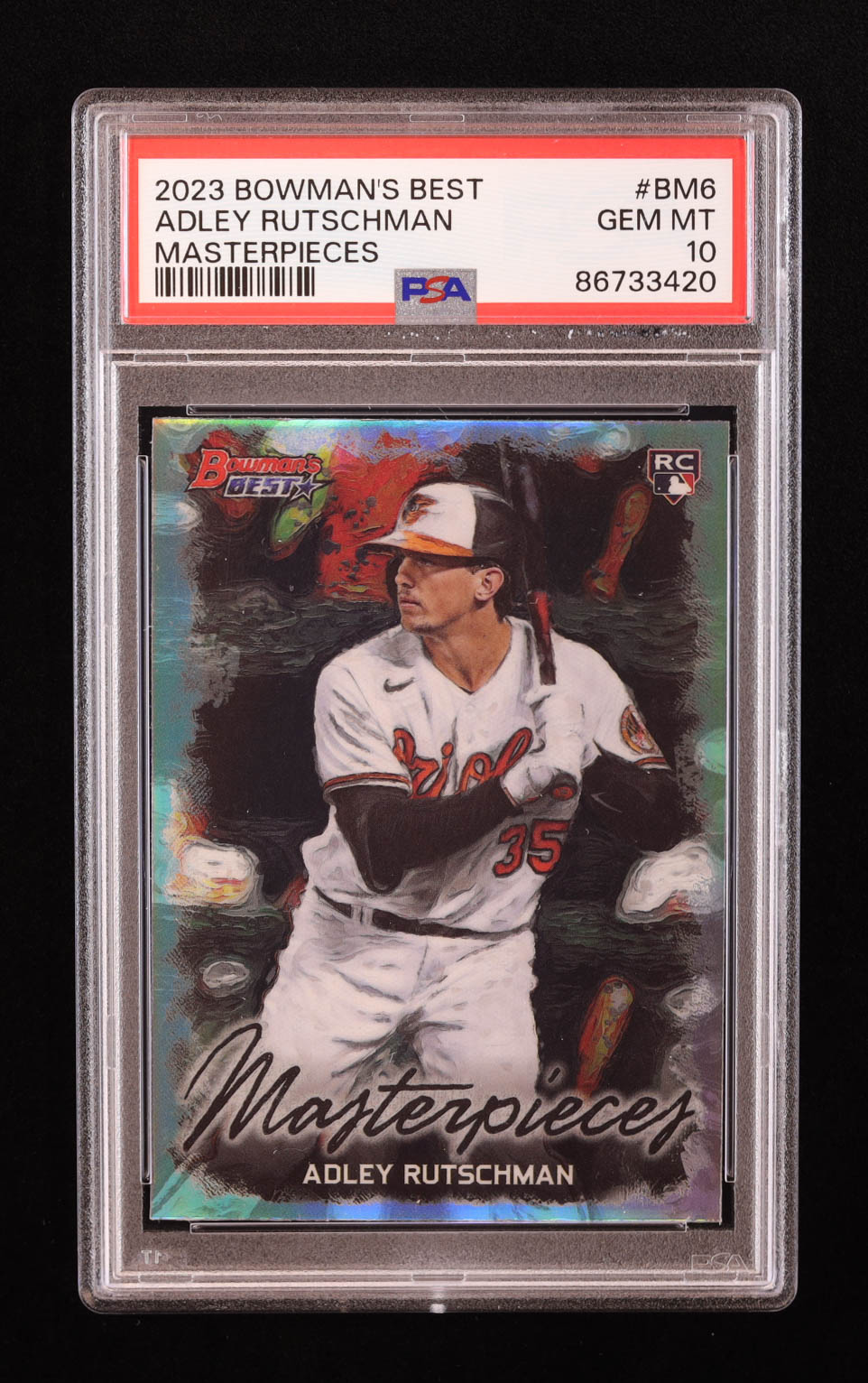 Adley Rutschman 2023 Bowman's Best Bowman Masterpieces #BM6 RC (PSA 10 ...