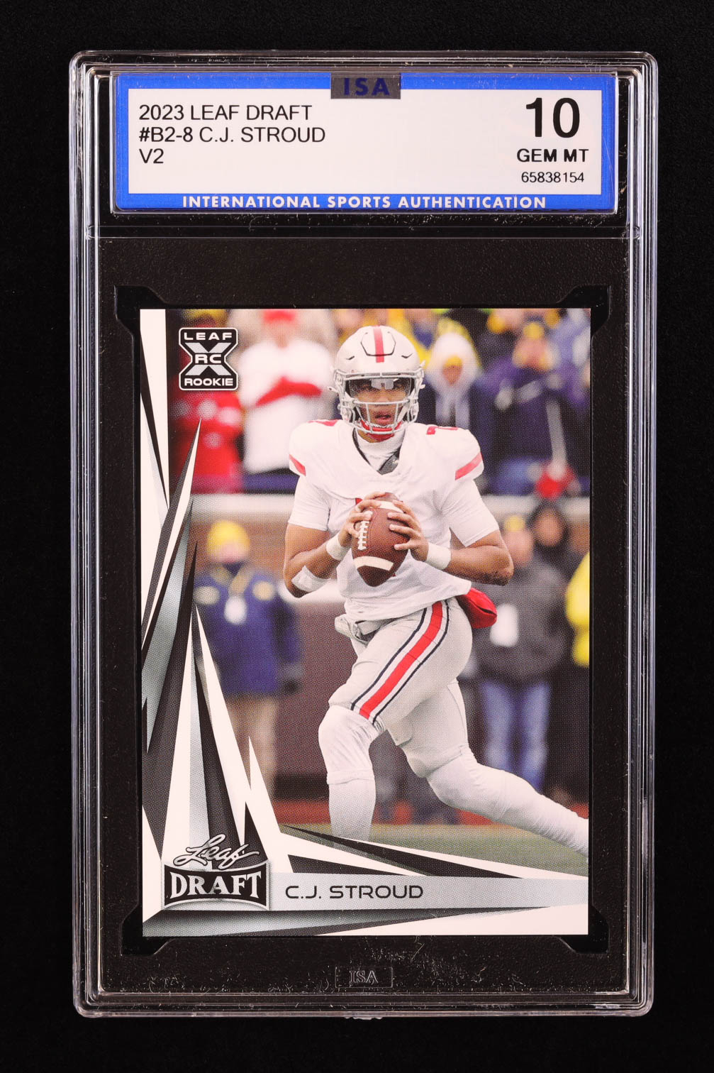 CJ Stroud 2023 Leaf Draft Base Version 2 #B28 RC (ISA 10) | Pristine ...