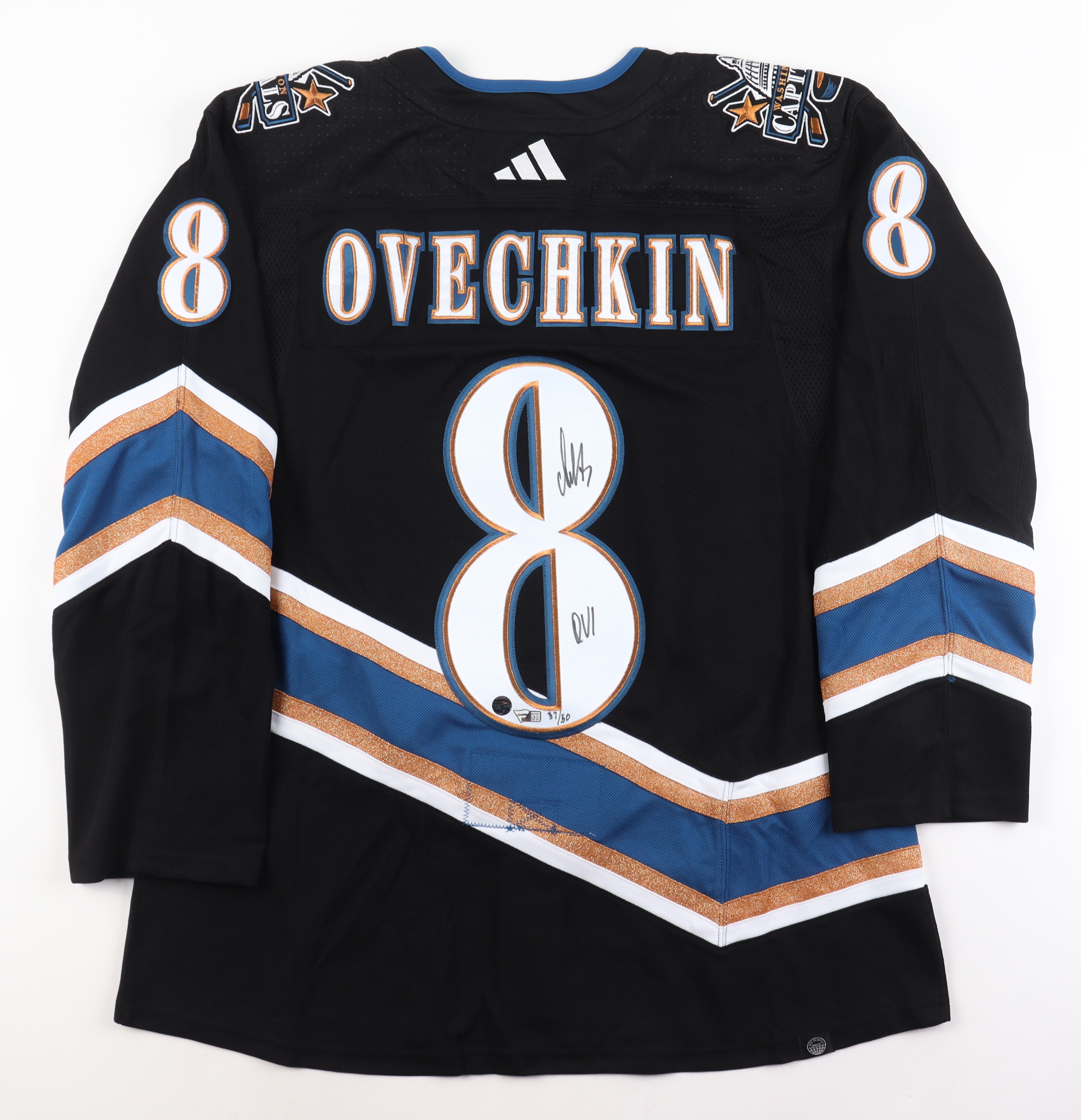 Alexander Ovechkin Signed LE Capitals Authentic Adidas Throwback ...