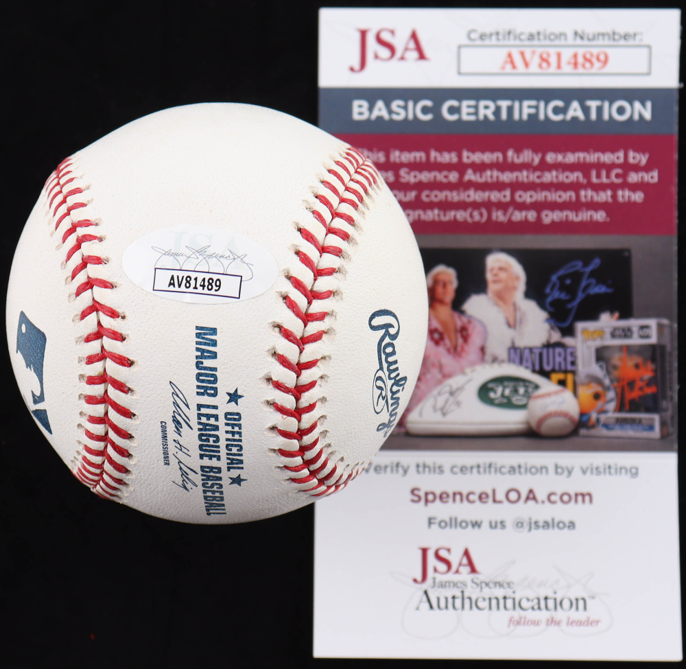 John Ashton Signed OML Baseball Inscribed "B.H. Cop" & "Taggart" (JSA ...