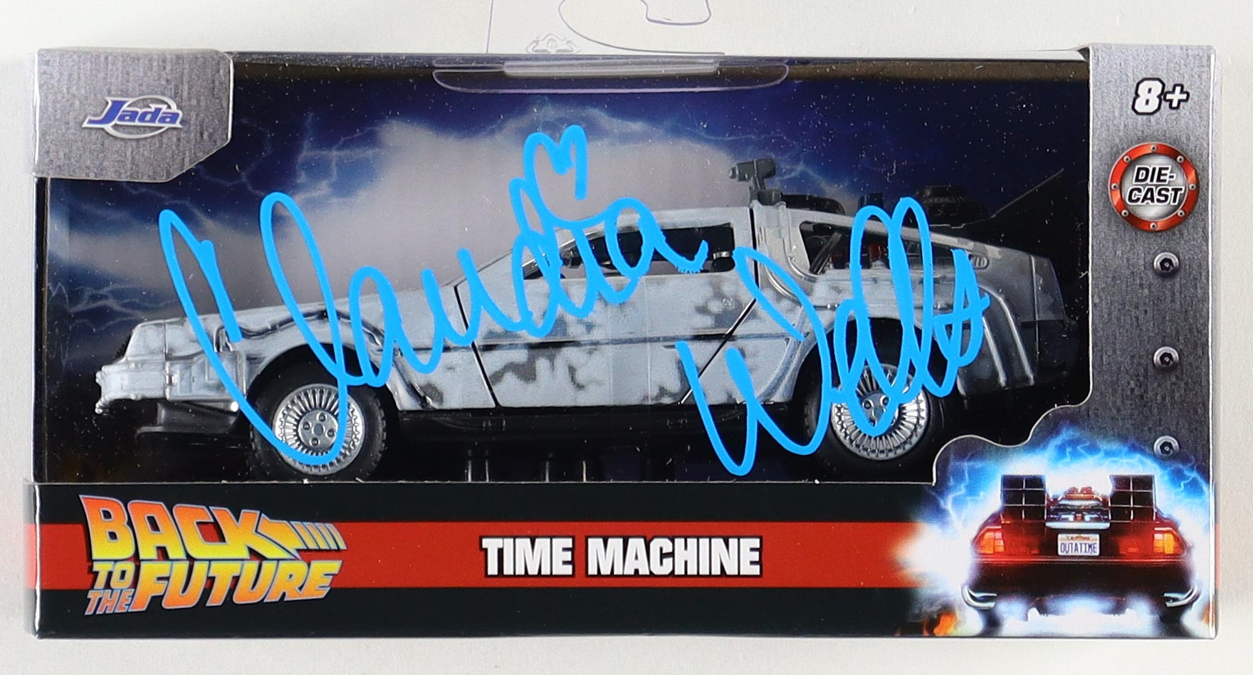 Claudia Wells Signed "Back to the Future" DeLorean Time Machine 1:32 ...