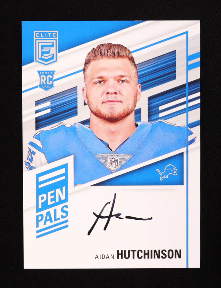 Aidan Hutchinson 2022 Elite Pen Pals #13 RC | Pristine Auction