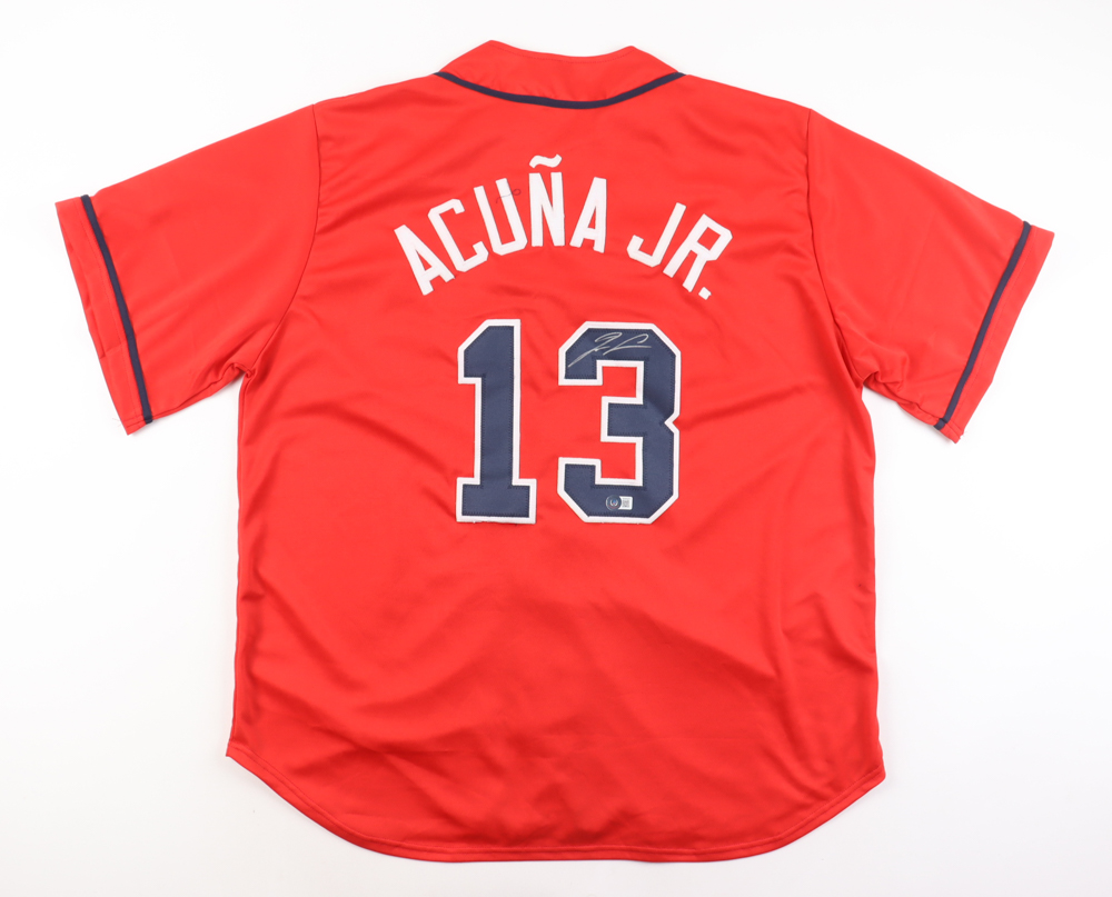 Ronald Acuna Jr. Signed Jersey (Beckett) | Pristine Auction