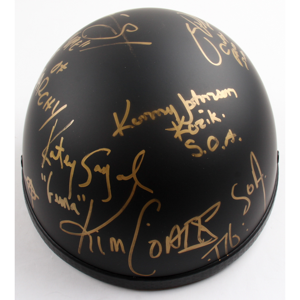 "Sons of Anarchy" Biker Helmet Signed By (8) With Charlie Hunnam, Ryan ...