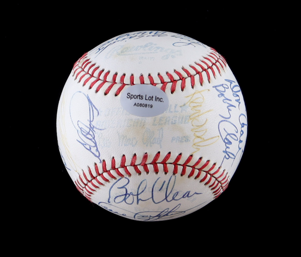 1981 Angels OAL Baseball Team-Signed by (20) with Brian Downing, Rick ...