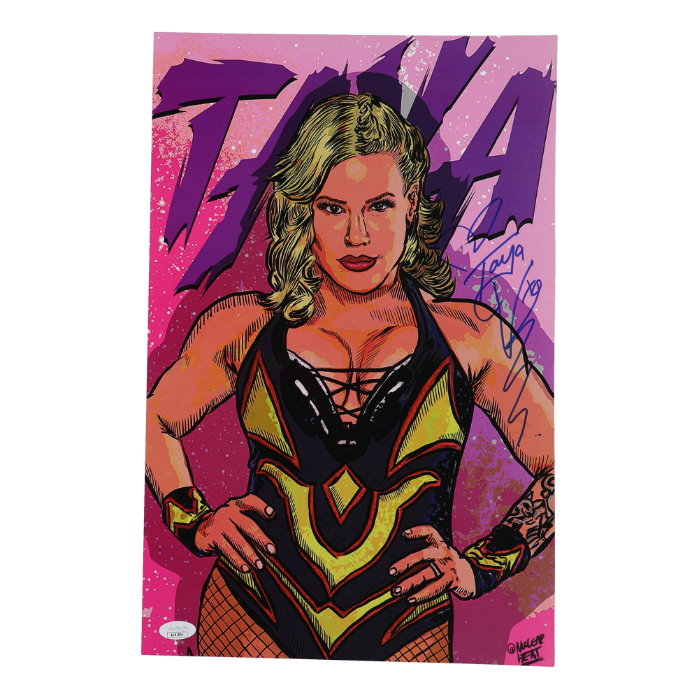 Taya Valkyrie Signed AEW 11x17 Photo (JSA) | Pristine Auction