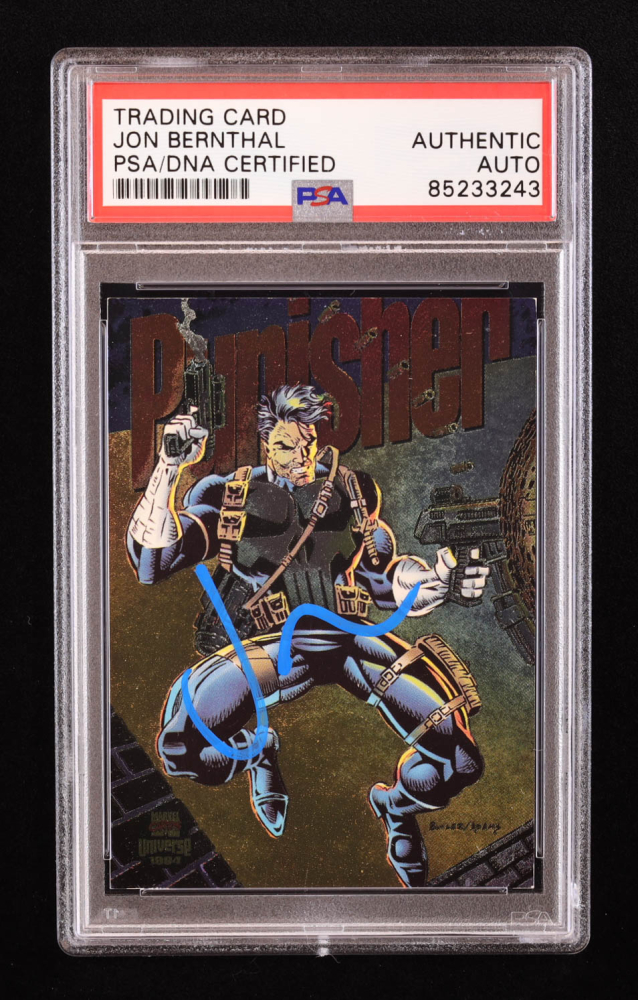 Jon Bernthal Signed 1994 Fleer Marvel Universe V Power Blast Gold #2 ...