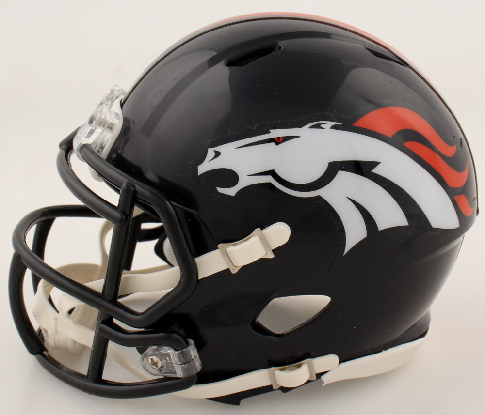Tim Patrick Signed Broncos Speed Mini Helmet (Beckett) | Pristine Auction