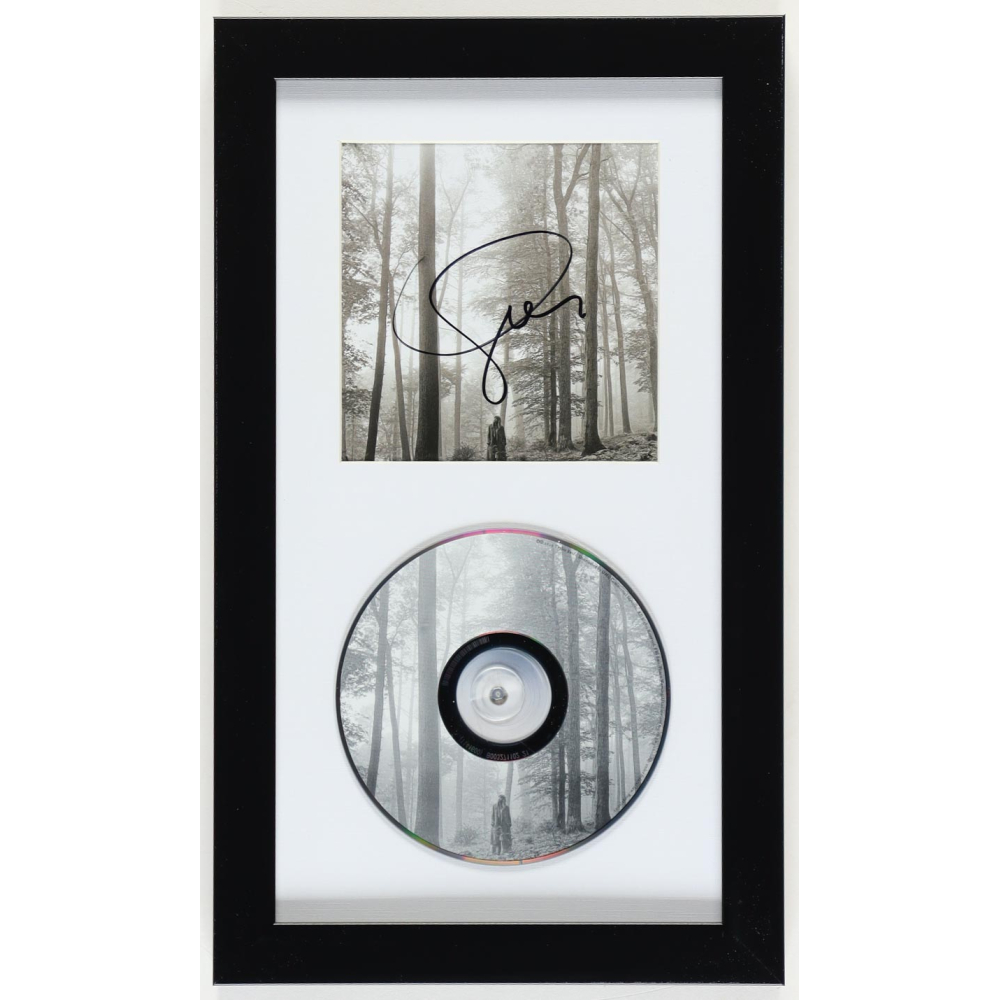 Taylor Swift Signed Custom Framed "Folklore" CD Booklet Display (JSA ...