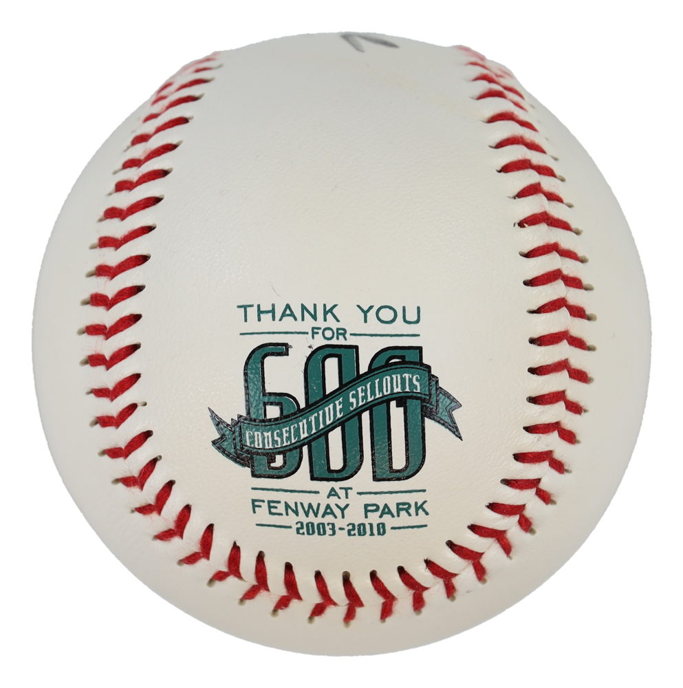 Justin Verlander Signed "600 Consecutive Sellouts" Fenway Park ...