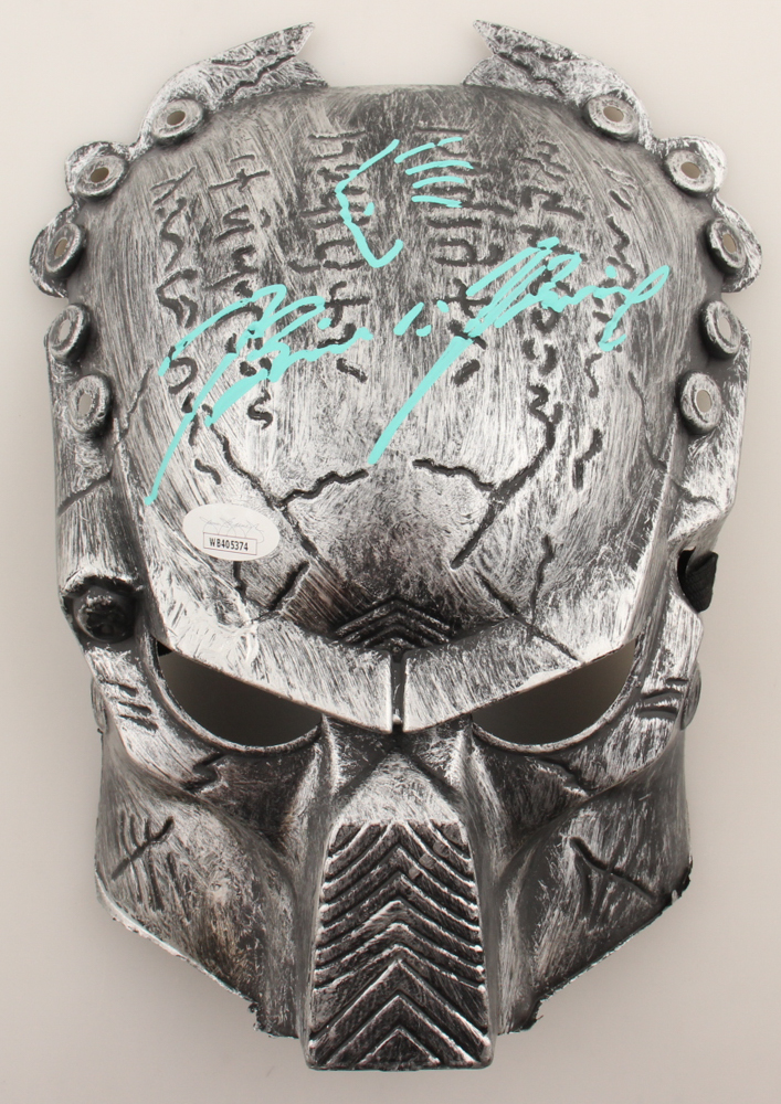 Brian A. Prince Signed "Predator" Mask with Hand-Drawn Predator Sketch ...