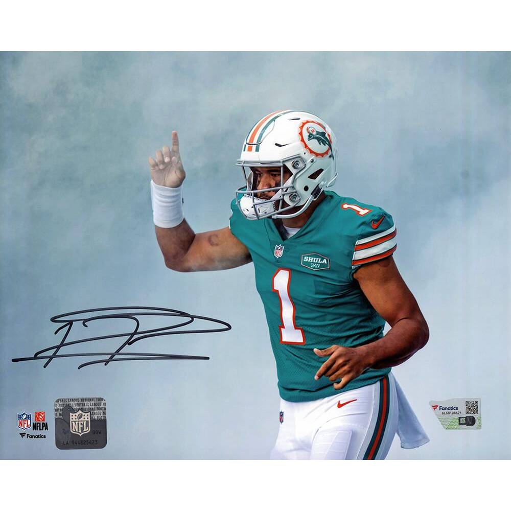 Tua Tagovailoa Signed Dolphins 8x10 Photo (Fanatics) | Pristine Auction