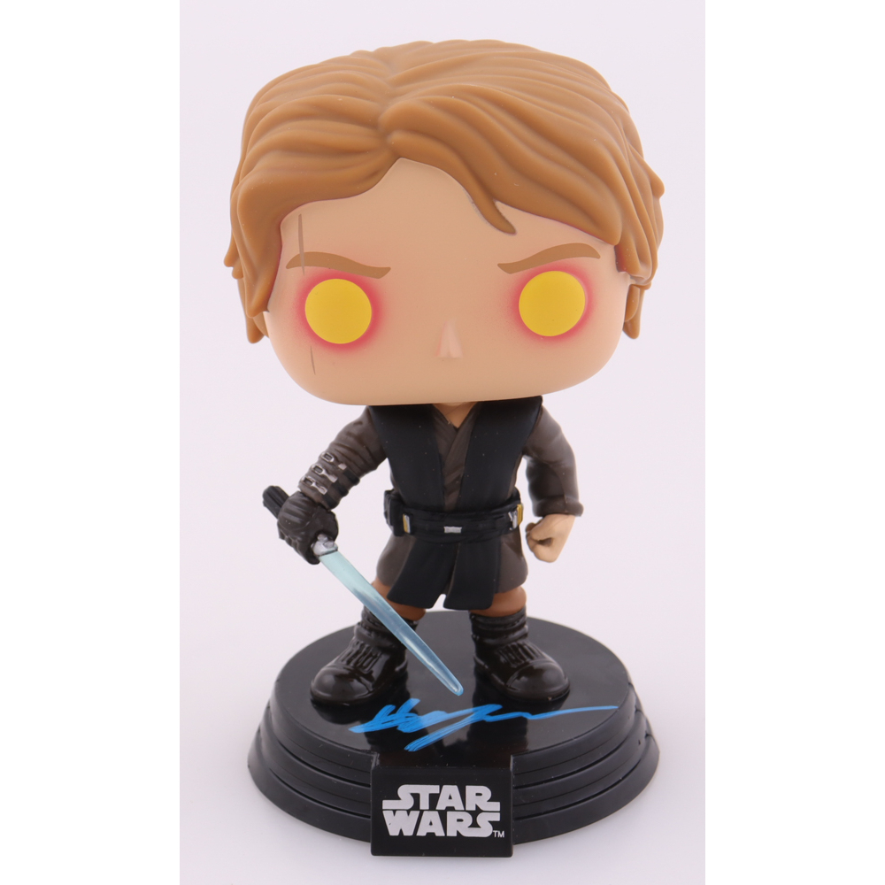 Hayden Christensen Signed "Star Wars" #281 Anakin Skywalker Funko Pop ...