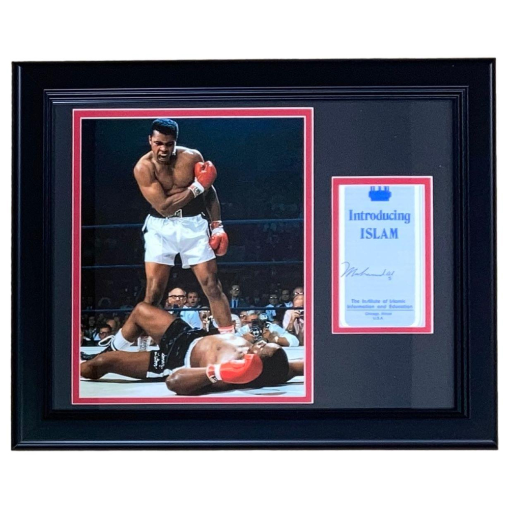 Muhammad Ali Signed Custom Framed Pamphlet Display (JSA) | Pristine Auction