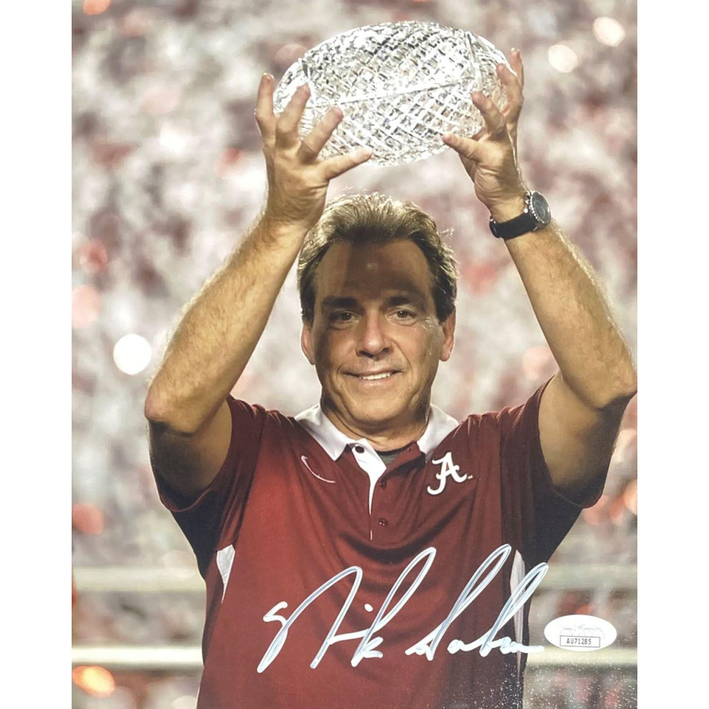 Nick Saban Signed Alabama Crimson Tide 8x10 Photo (JSA) | Pristine Auction