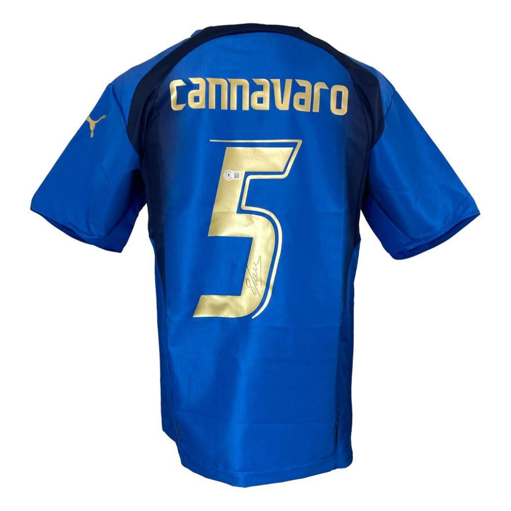 Fabio Cannavaro Signed Italy Puma Jersey (Beckett) | Pristine Auction