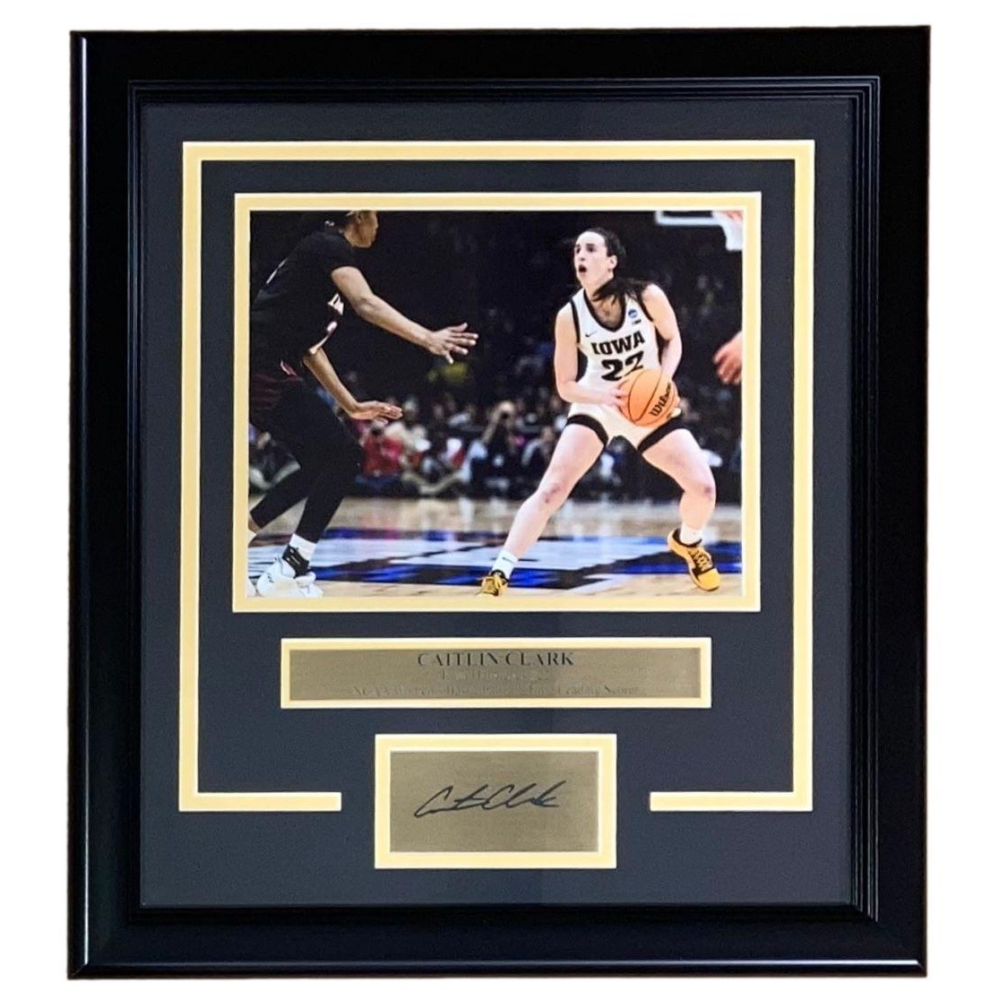 Caitlin Clark Iowa Hawkeyes Custom Framed Photo | Pristine Auction