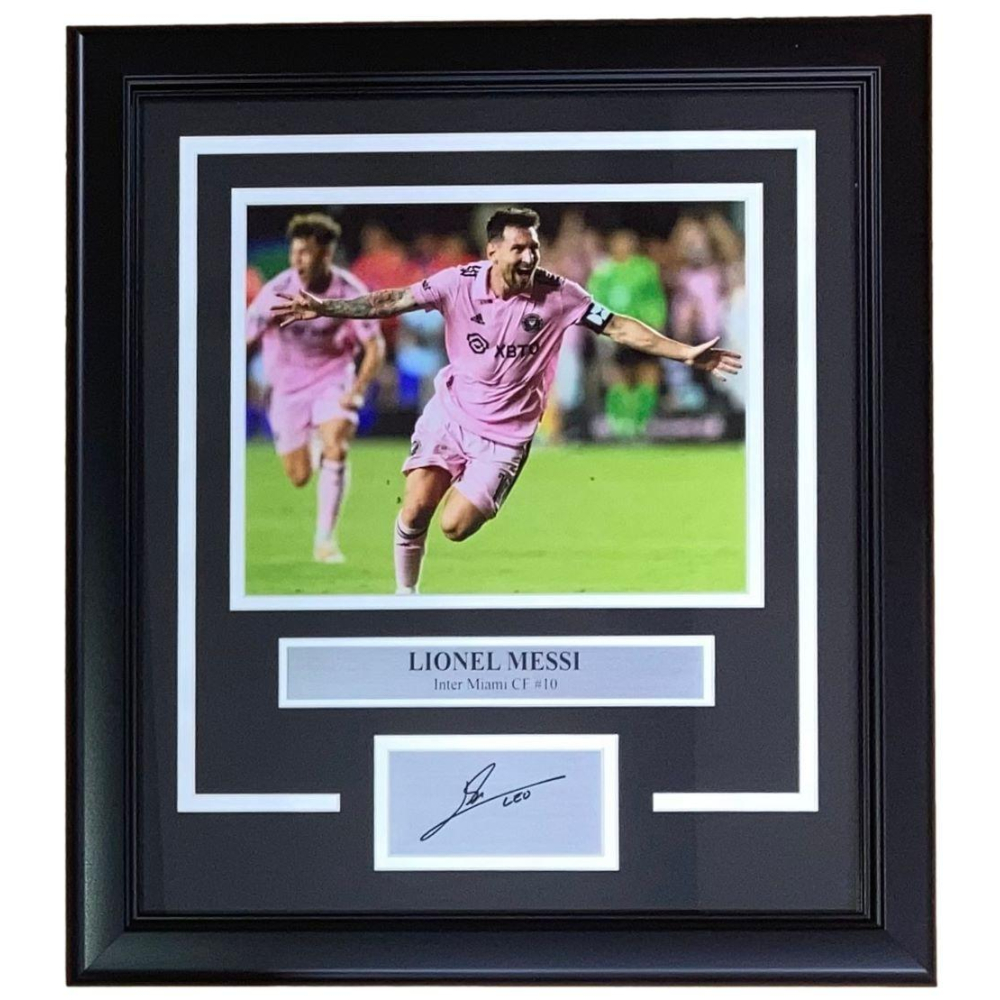 Lionel Messi Inter Miami FC Custom Framed Photo Display | Pristine Auction