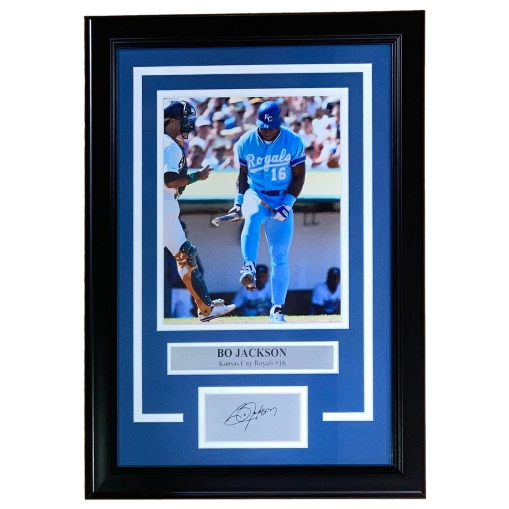 Bo Jackson Royals Custom Framed Photo | Pristine Auction