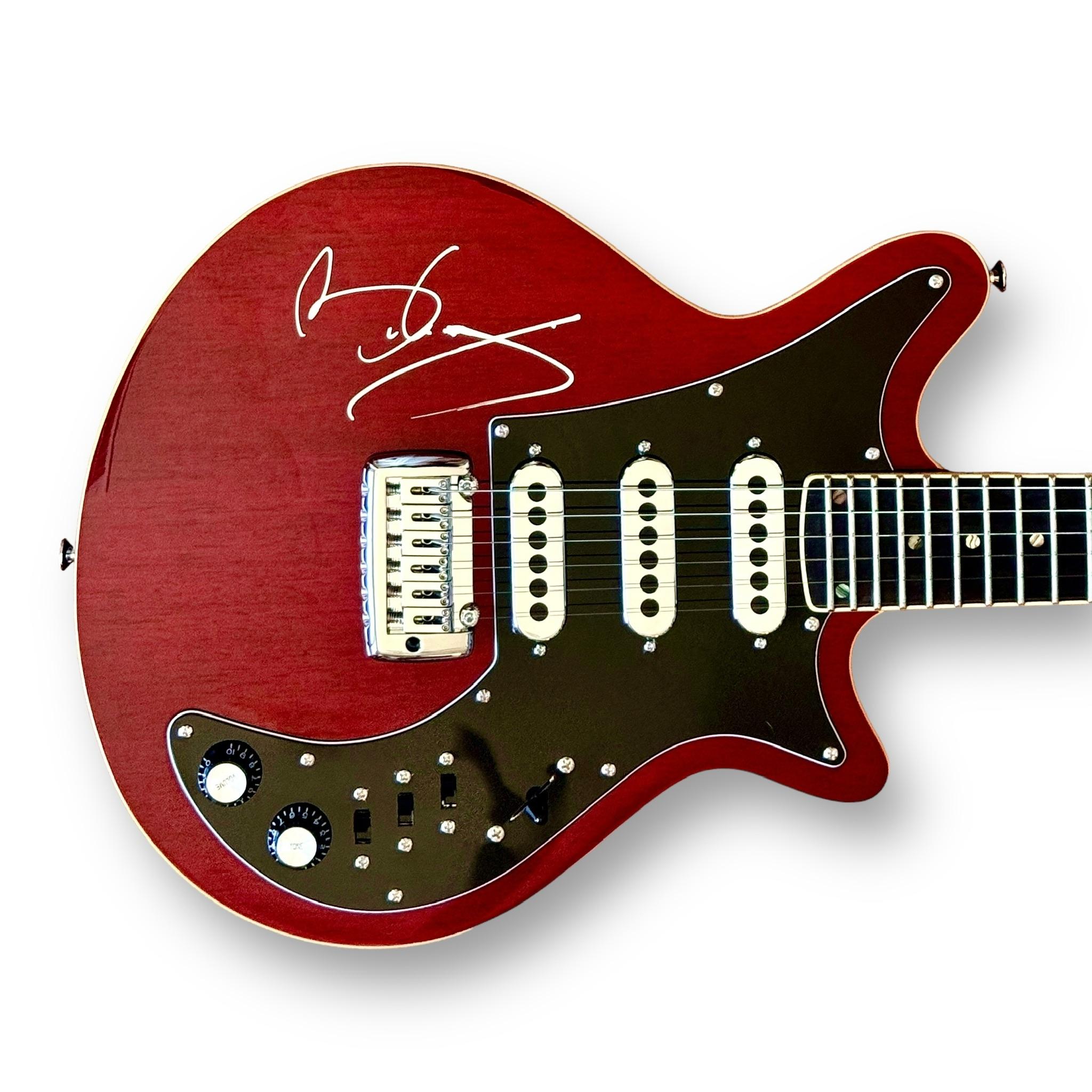Brian May Signed Harley Benton Deluxe Signature Model Guitar (JSA ...