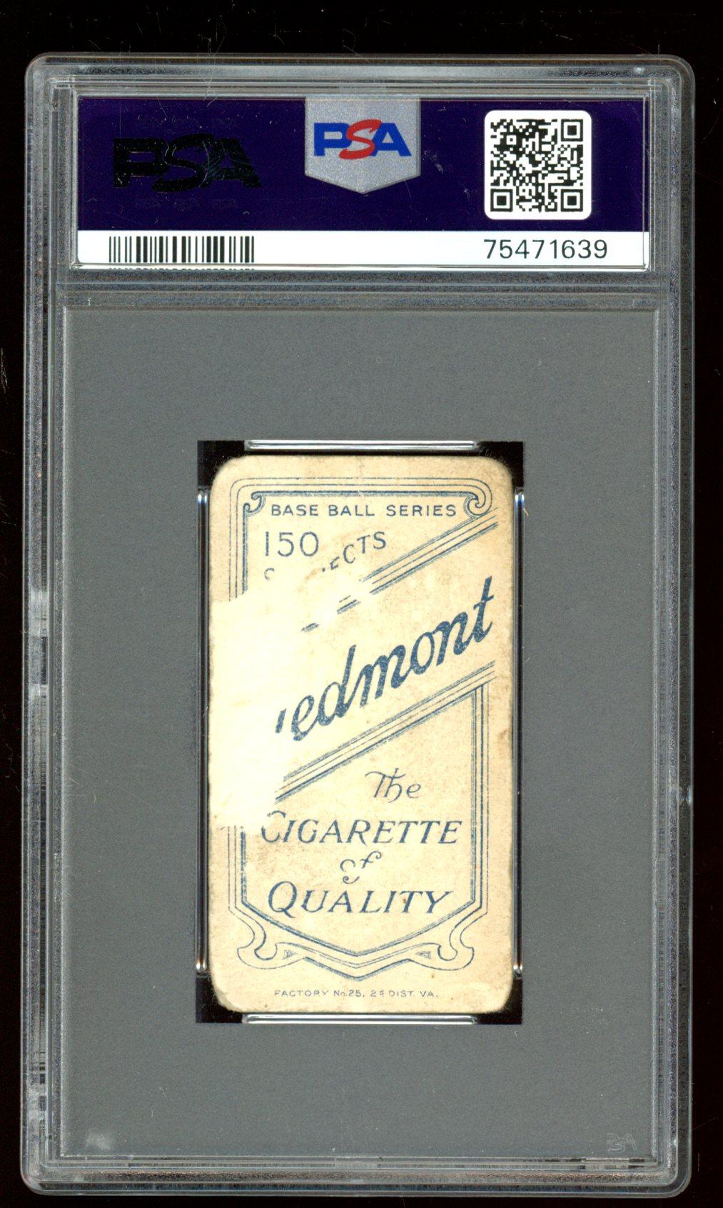 Red Ames 1909-11 T206 #9 / Portrait (PSA 1) | Pristine Auction