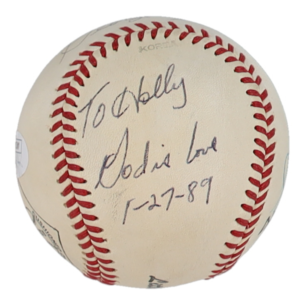 Diamond Little League Baseball Signed By George Foster, Dave Magadan ...