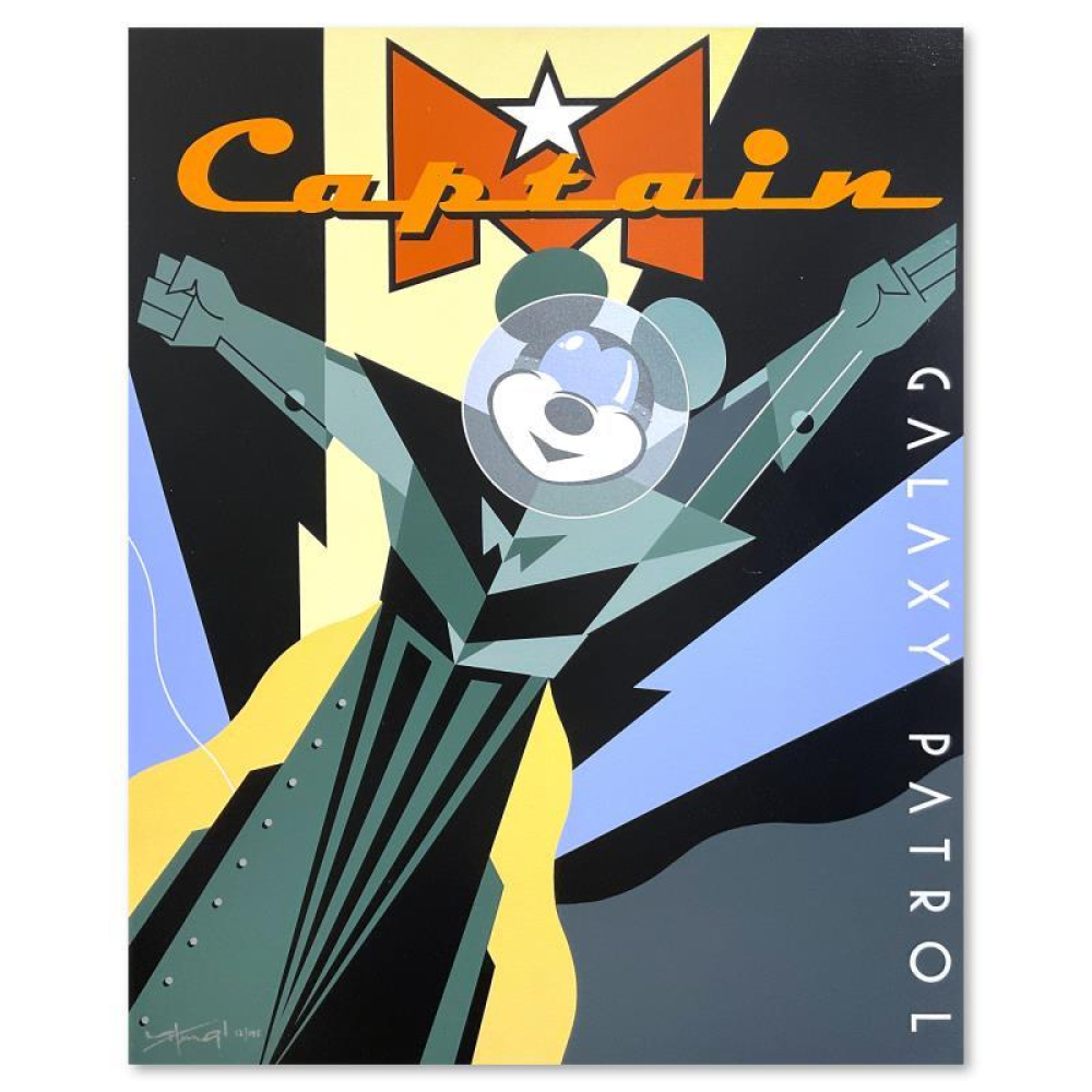 "Captain Galaxy Patrol" LE 24x19 Giclee on Gallery Wrapped Canvas by ...