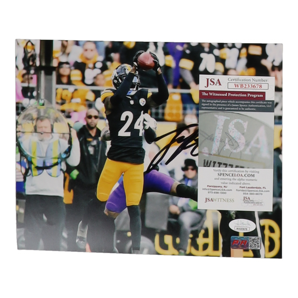 Joey Porter Jr. Signed Steelers 8x10 Photo (JSA) | Pristine Auction