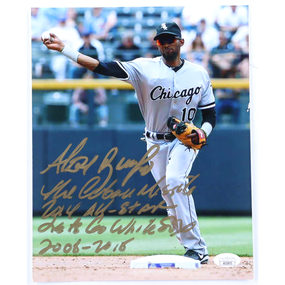 Alexei Ramirez Signed White Sox 8x10 Photo with Multiple Inscriptions ...