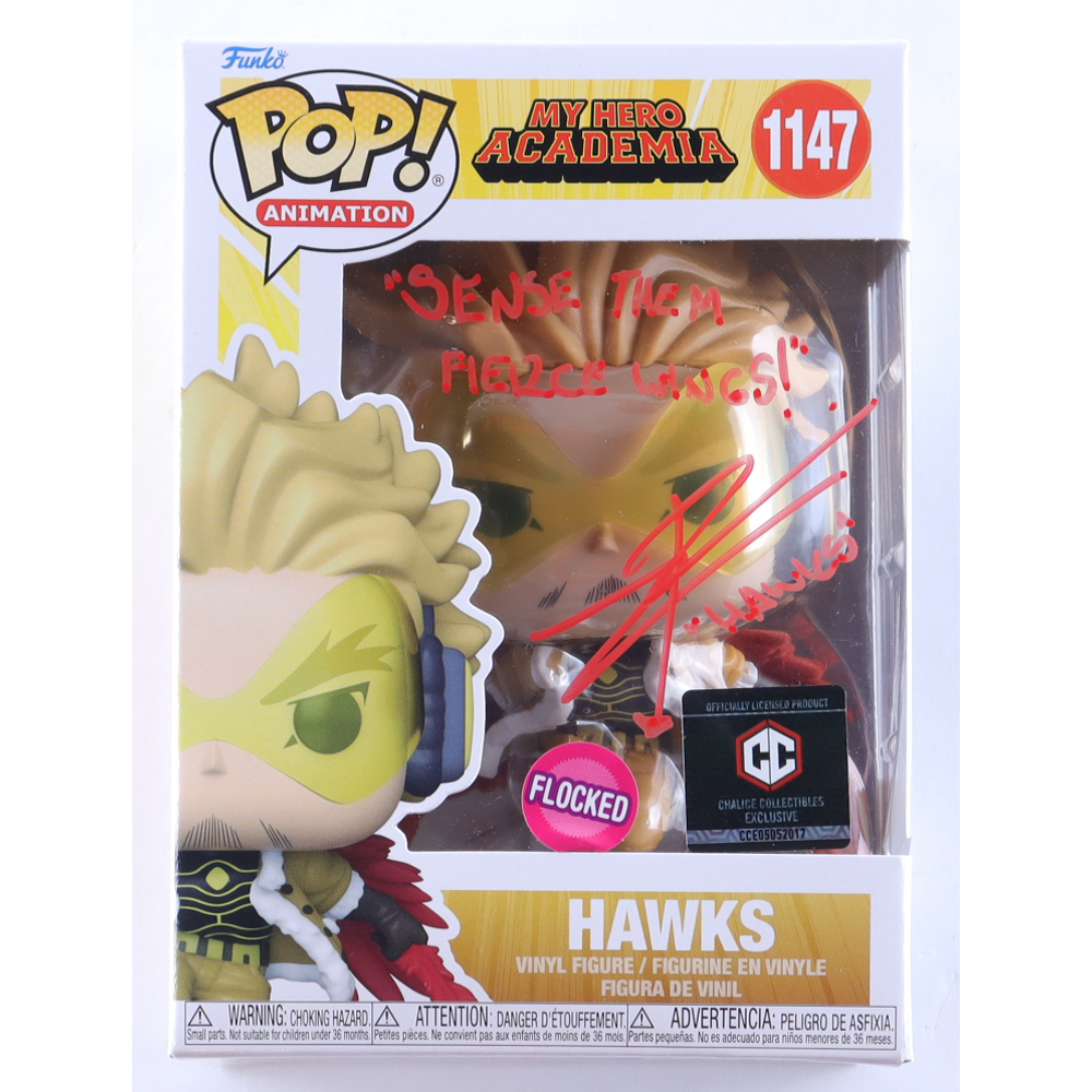 Zeno Robinson Signed "My Hero Academia" #1147 Hawks Funko Pop! Vinyl ...