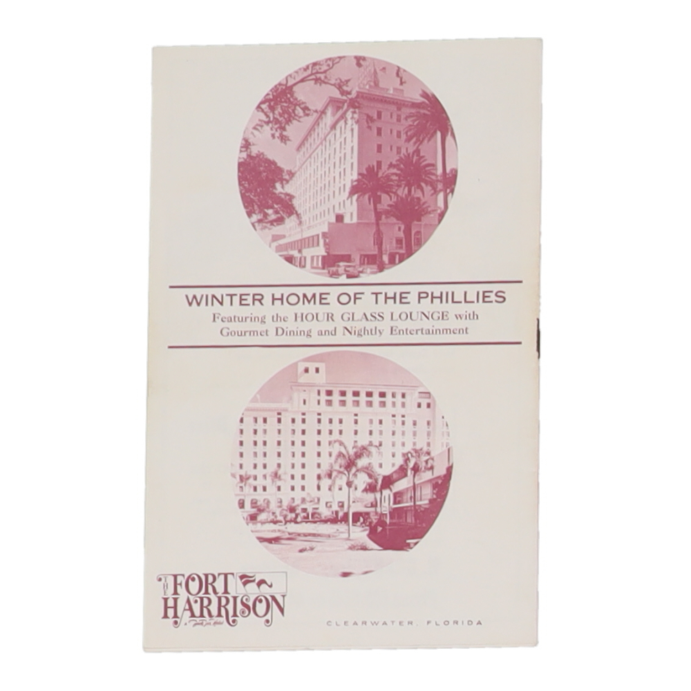 Phillies Souvenir Scorecard Signed by (7) With Red Schoendienst, Barney ...