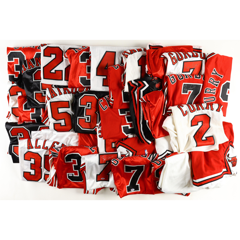 2000's Bulls Collection of (24) Game-Used Uniforms with Ben Wallace ...