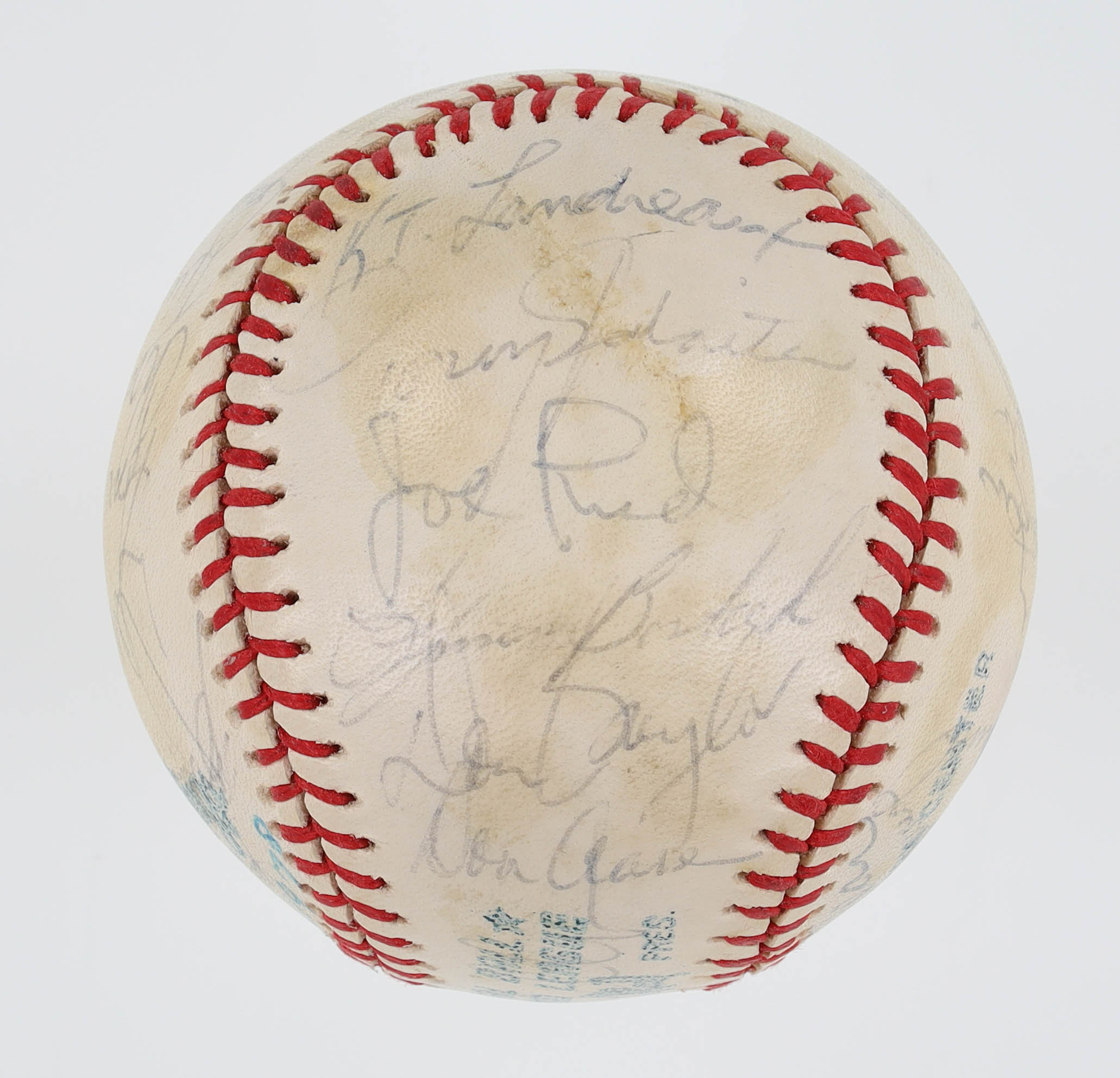 1978 Angels OAL Baseball Team-Signed by (30) with Lyman Bostock, Don ...