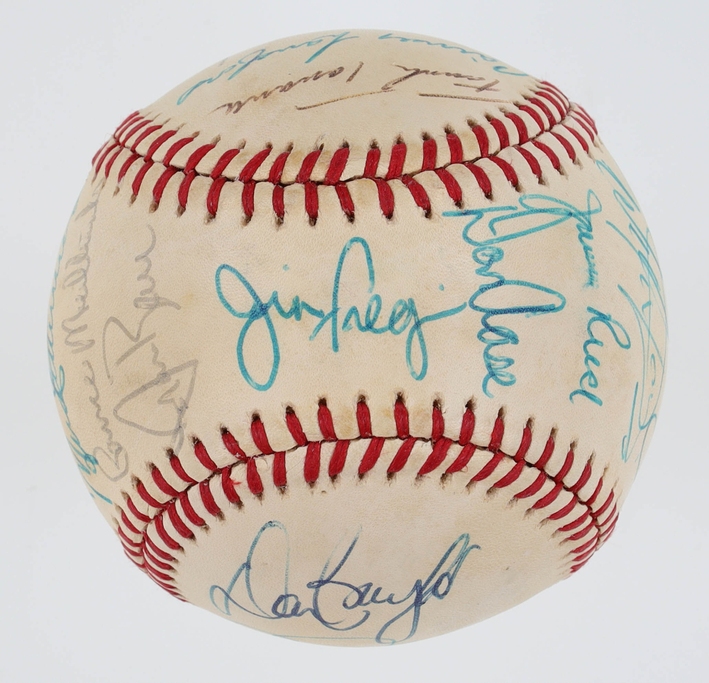 1979 Angels OAL Baseball Team-Signed by (24) with Don Baylor, Rod Carew ...
