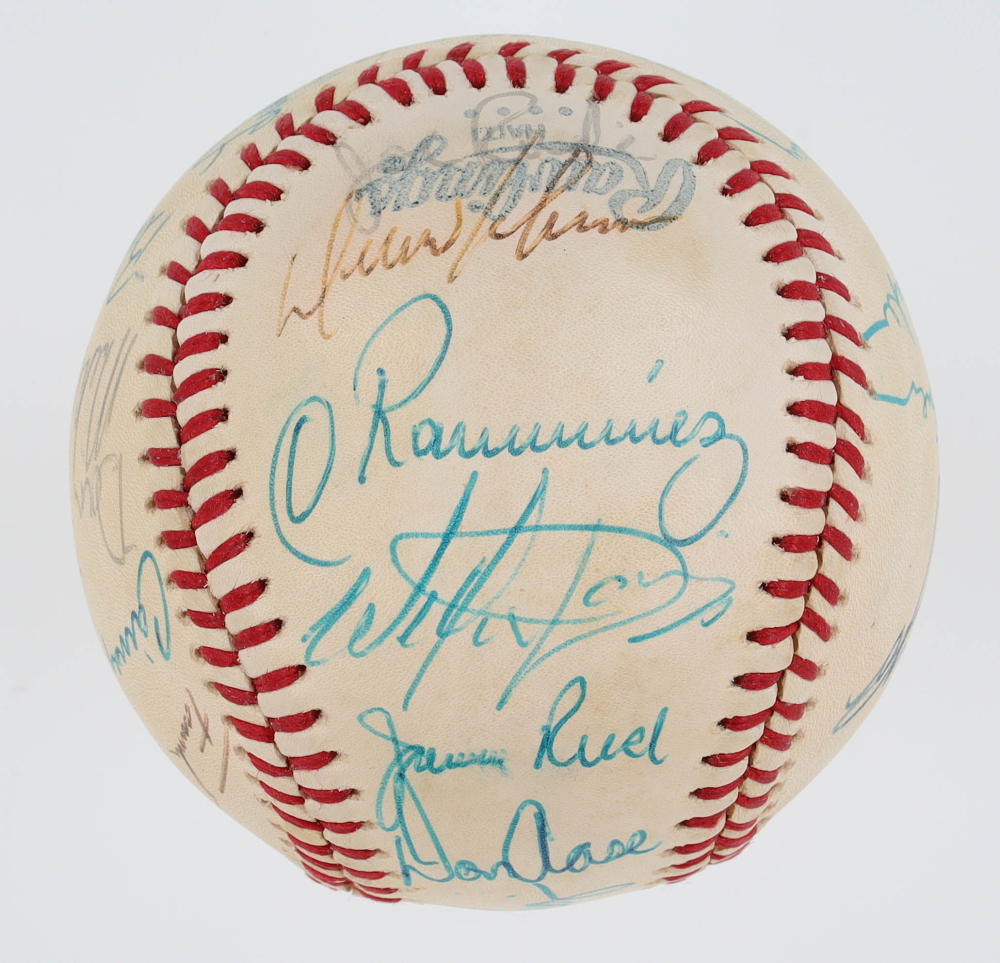 1979 Angels OAL Baseball Team-Signed by (24) with Don Baylor, Rod Carew ...